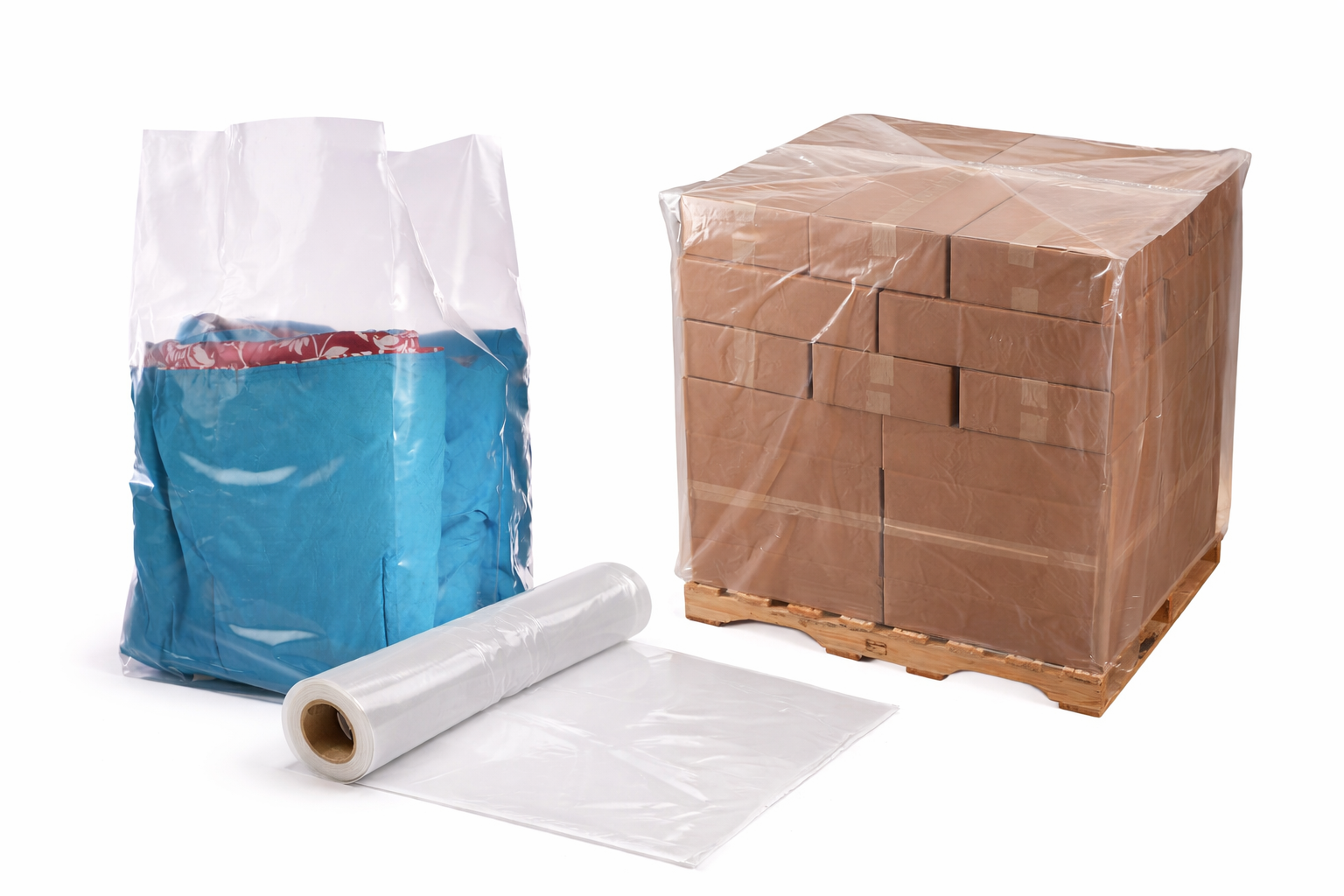 1.5 Mil Gusseted Rolls | Clear & Efficient Retail Use