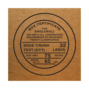 30" x 6" x 6" Long Corrugated Box | ECT-32 Slim Design