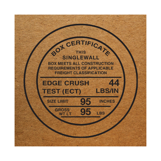 20" x 16" x 14" Heavy-Duty Box | ECT-44 Single Wall